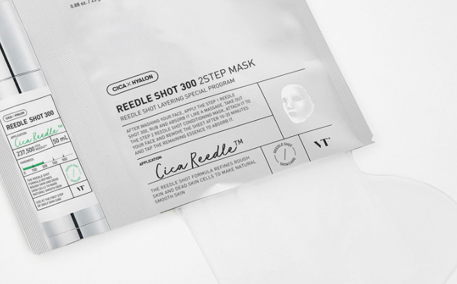 VT Cosmetics Reedle Shot 300 2Step Mask - Ujędrniający zestaw z ...